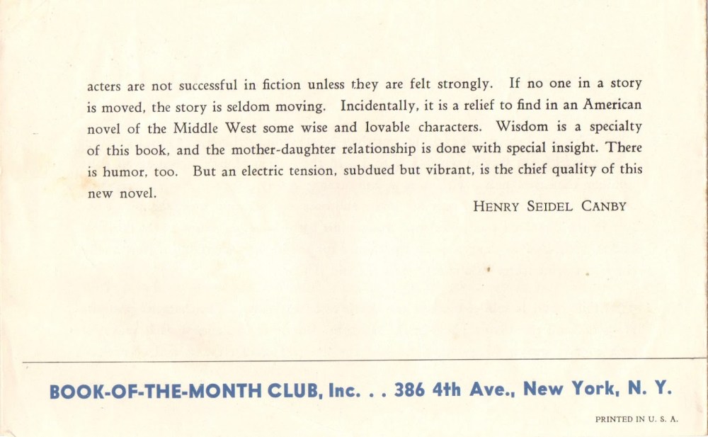Vintage American feminist angst: Heat Lightning by Helen Hull | Leaves ...